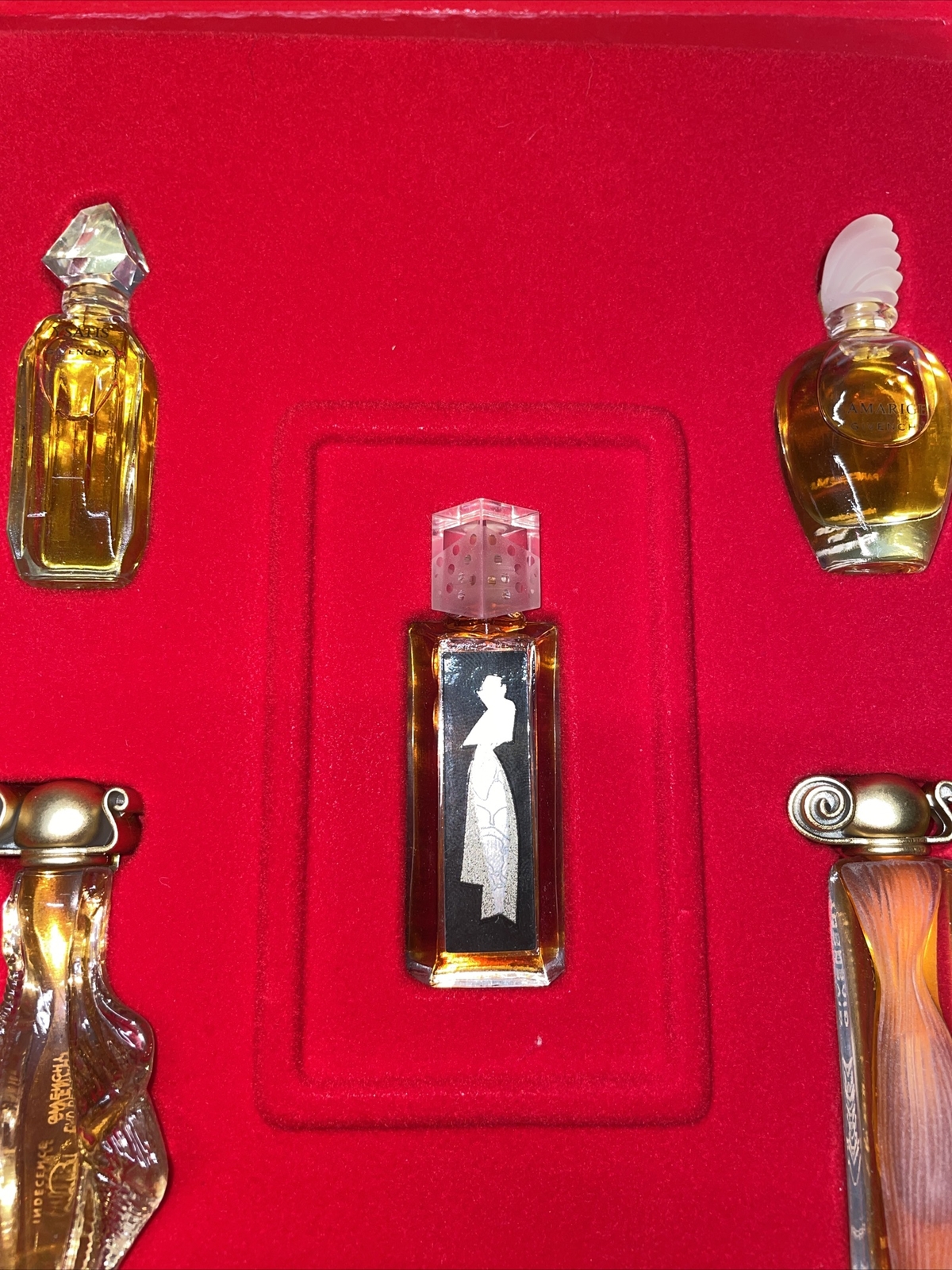 Givenchy Paris 4 pc gift set Splash EDP Ysatis-Hot Couture-Organza ...