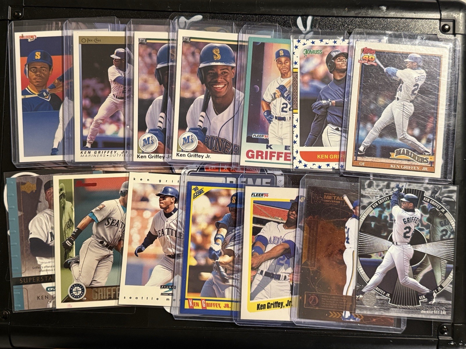 Lot of 14 Different Ken Griffey Jr Baseball Cards 90s HOF Seattle ...