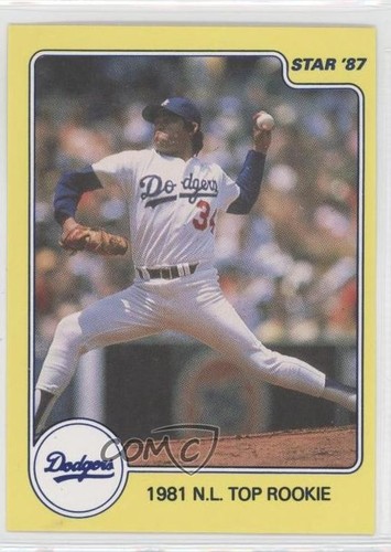 1987 Star Fernando Valenzuela Stickers Fernando Valenzuela 1981 NL Top ...