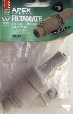 Five- Apex FMP600 Filtamate water pressure limiting dual check valve ...