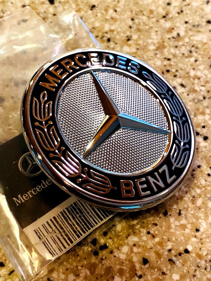 Mercedes Benz C107 R107 W126 R129 W140 W164 R170 W203 Hood Emblem Badge ...