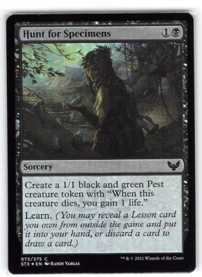 Hunt for Specimens *FOIL Common* Magic MtG x1 Strixhaven | eBay