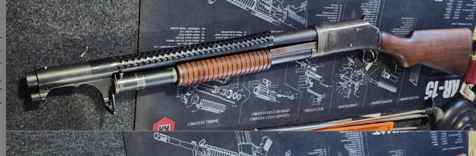 Winchester 1897 97 Mod 12 Trench Gun Heat Shield Bayonet Lug WWI USGI ...