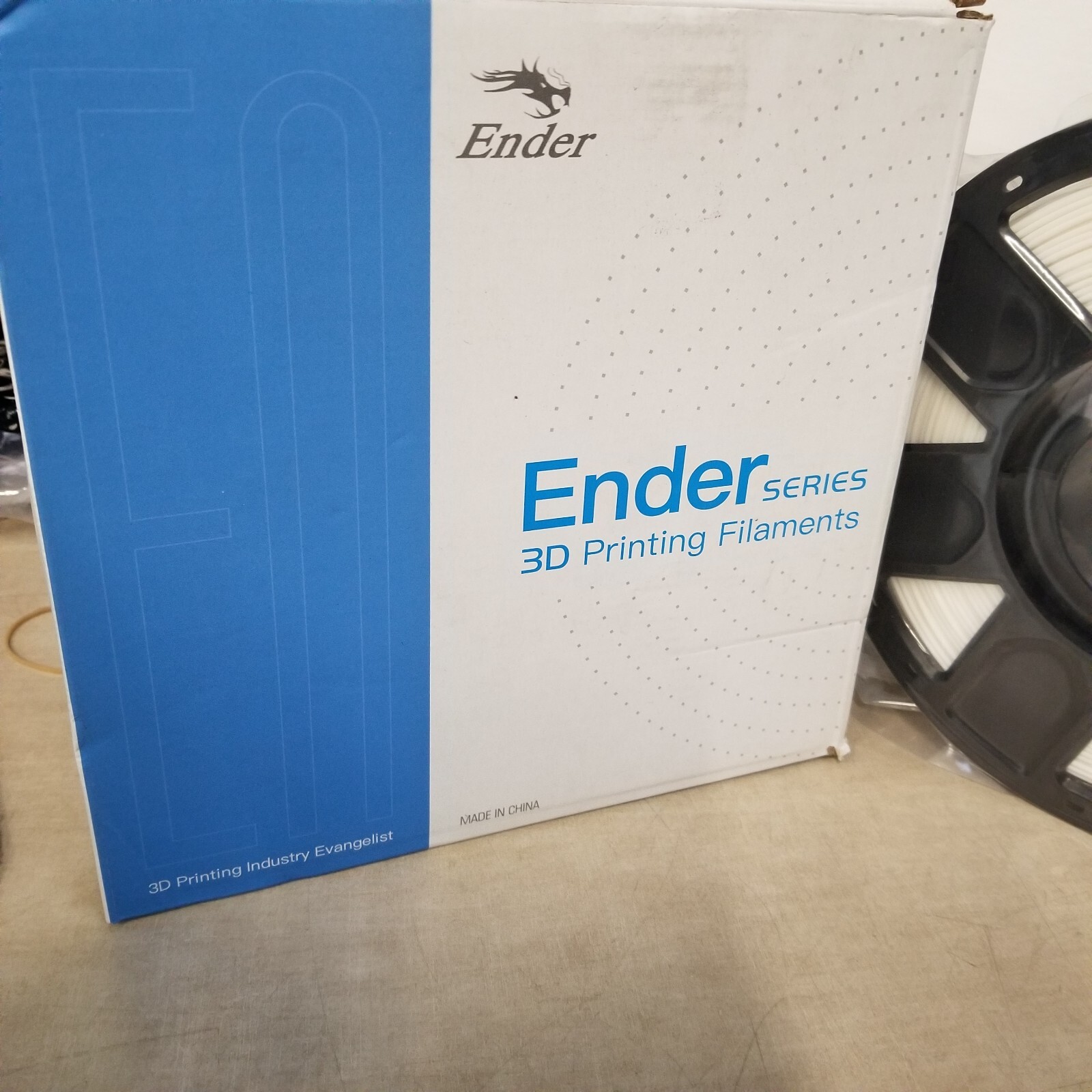 White - Ender Series 3D Printing PLA Filament Crealty 3D Printer 1.75mm ...