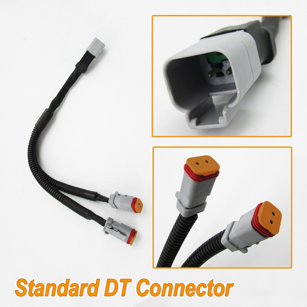 2x 2 to 1 Deutsch Y Connector Splitter DT Joiner Led Lights Wiring ...