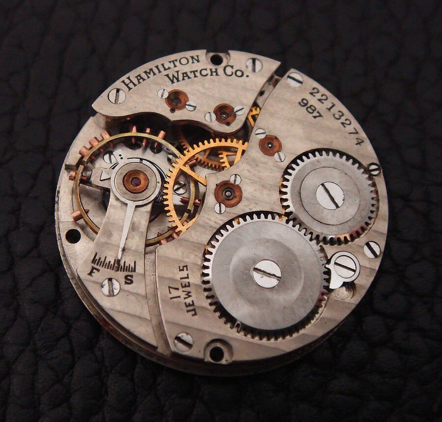 Exceedingly Handsome Men's 1926 Hamilton Deco Era Wristwatch w/Box ...