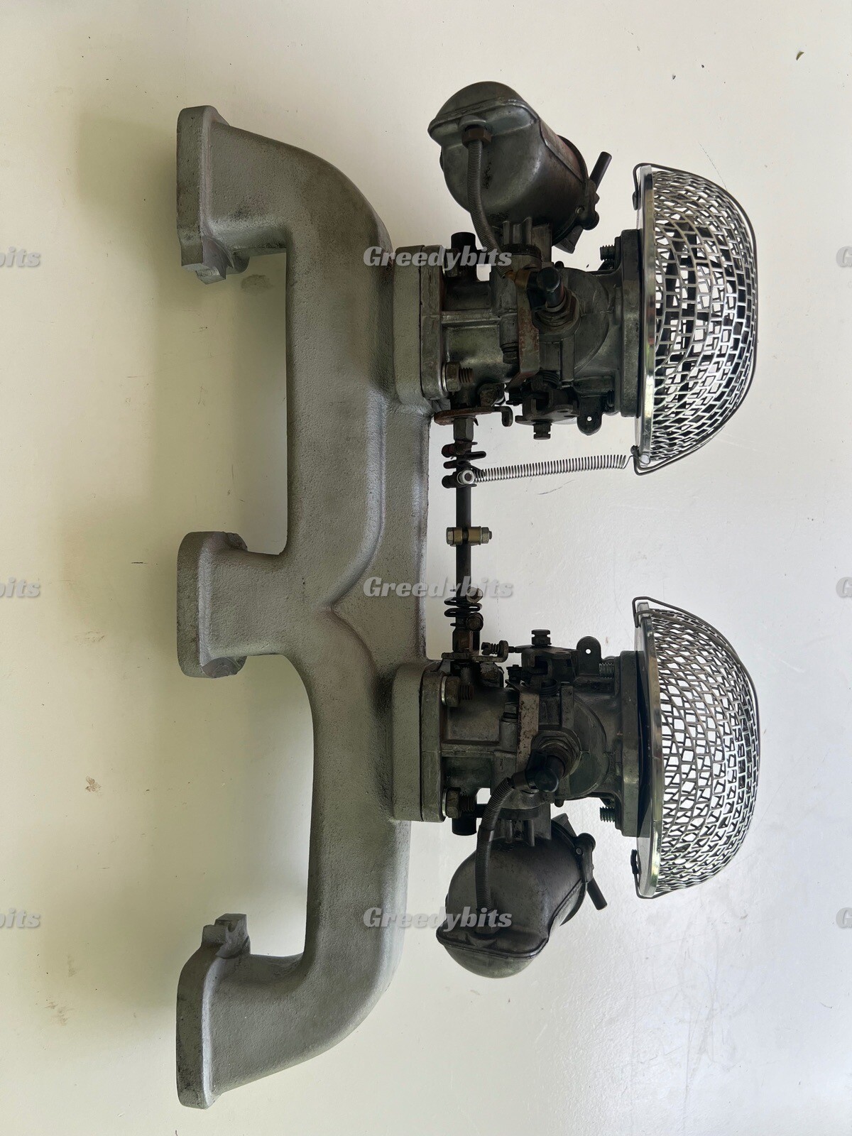 TWIN SIDE DRAFT SU CARBYS ON MONARO MANIFOLD FOR HOLDEN 179 186 202 ...
