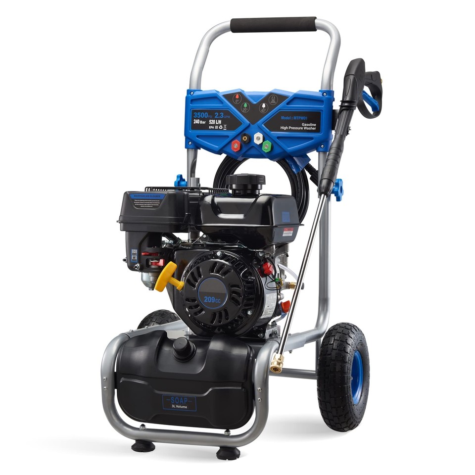 Efurden Gas Pressure Washer 2.3 GPM Gas Powered Washer 3500 PSI 209cc ...