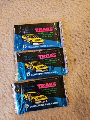 TRAKS 1991 Race Card 15/Pack Premier Edition Factory Sealed 3 Unopened ...