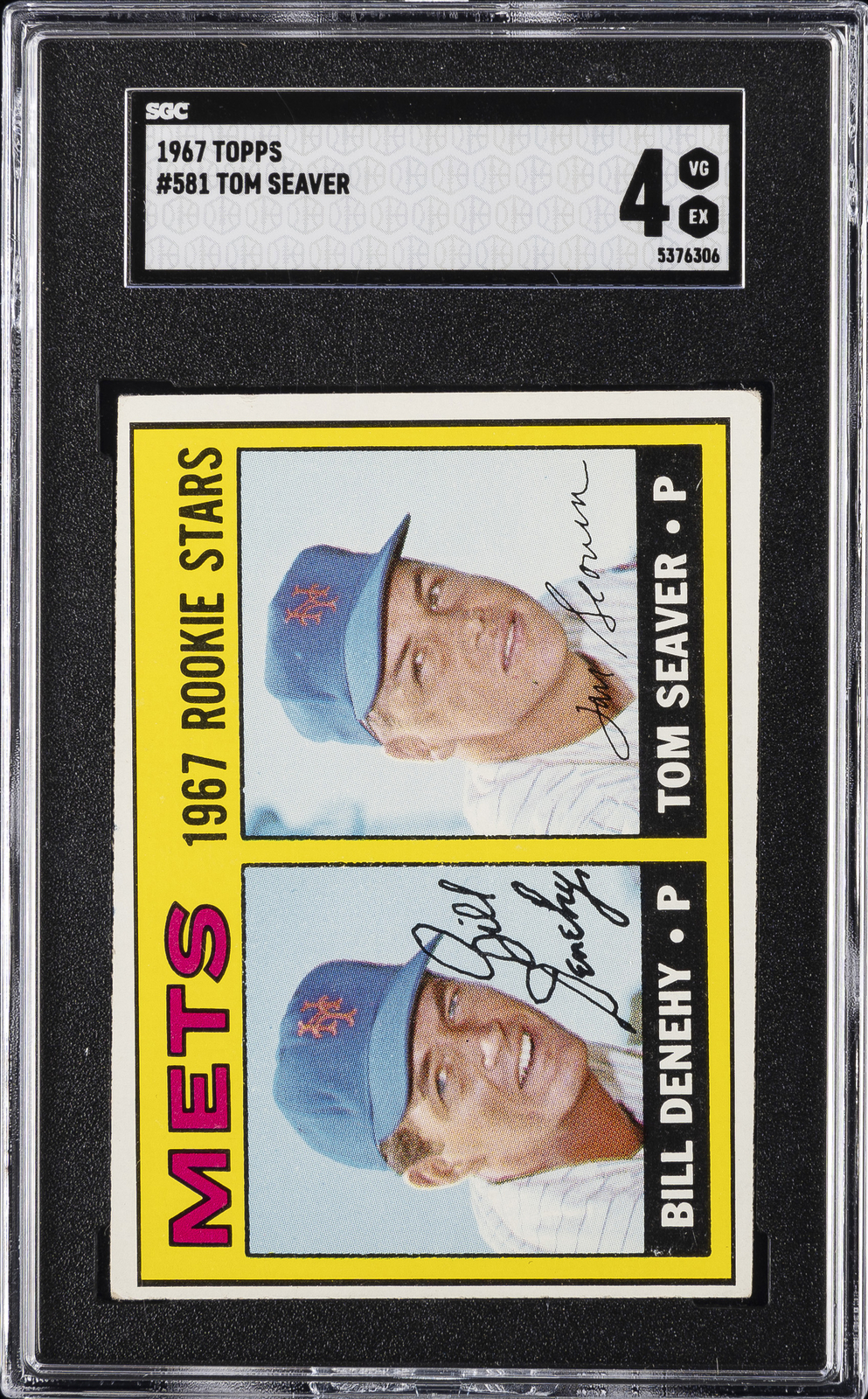 1967 TOPPS #581 TOM SEAVER ROOKIE RC SGC 4 | eBay