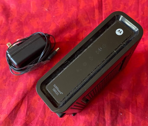 Motorola Arris SURFBOARD SB6121 3.0 Cable Modem with 12V Power Supply ...