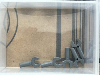 LEGO Parts - Dark Bluish Gray Bar 1L Clip Mechanical Claw - No 48729b ...