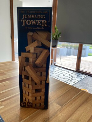 Traditions Jumbling Tower - 48 Solid Wood Block | eBay