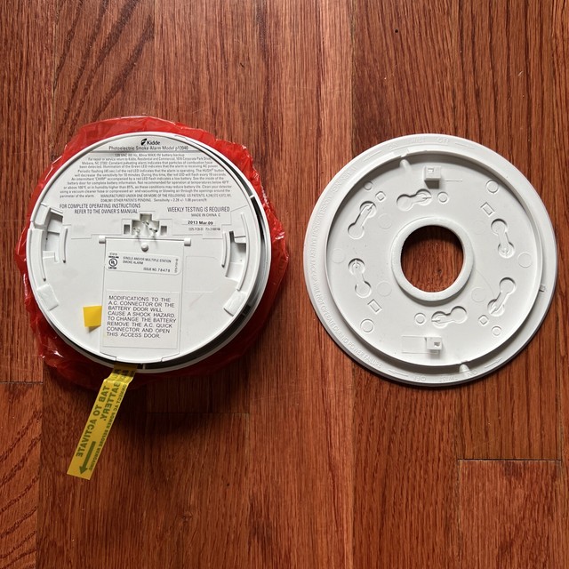 Kidde P12040 Hardwire With Battery Backup Photoelectric Smoke Alarm for ...