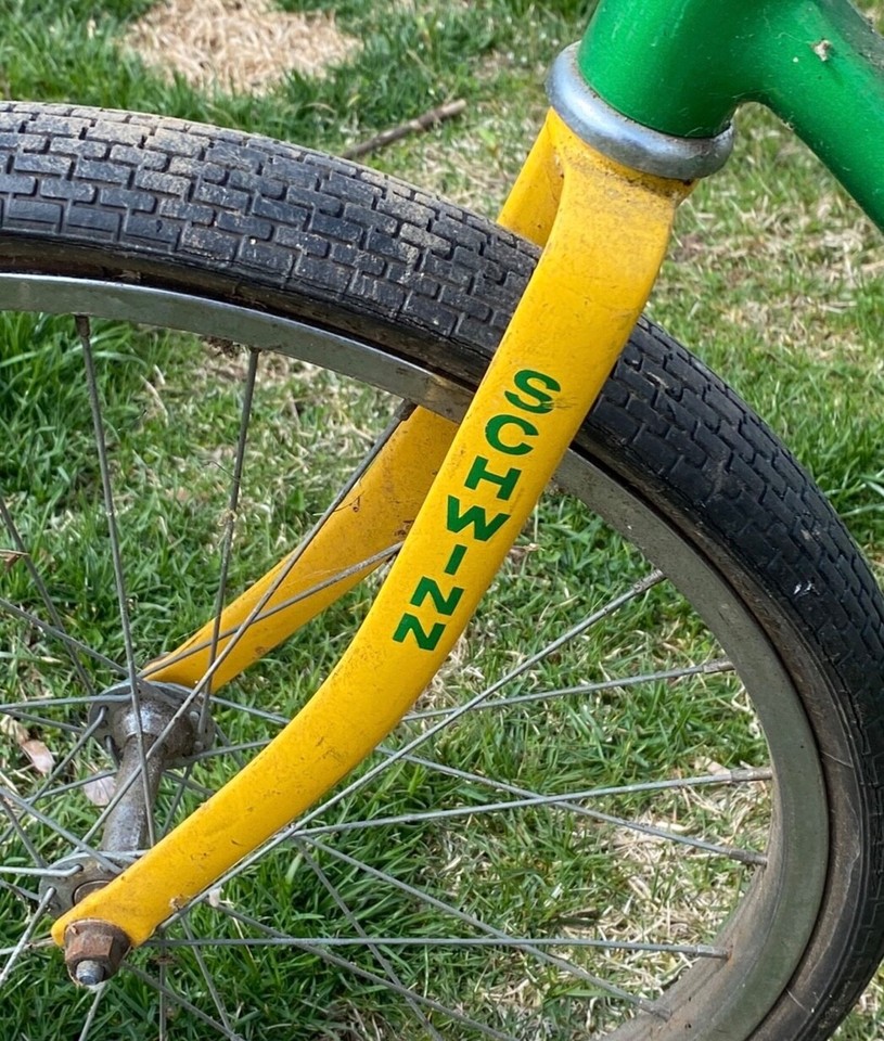 Vintage Schwinn Stingray May 1979 Green & Yellow | eBay