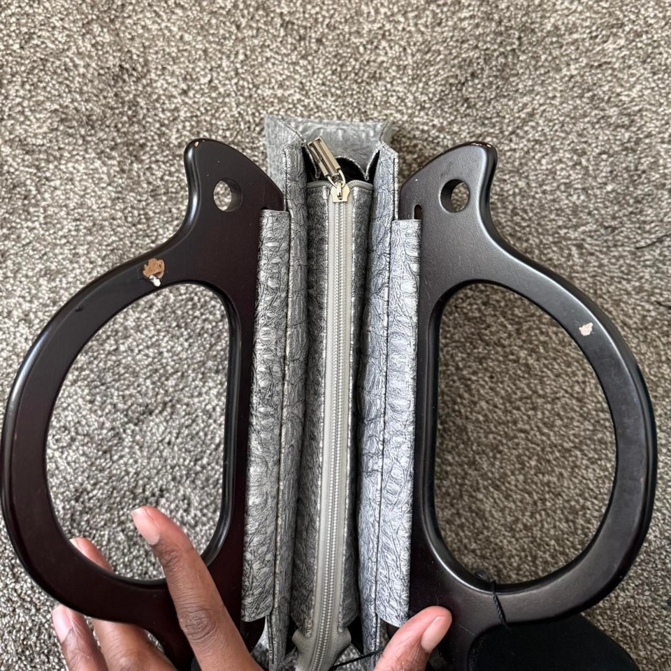 Silver Tone Ariella Handbag | eBay