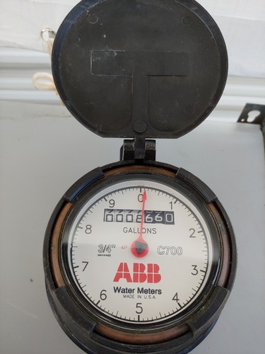ABB 3/4" X 3/4" C700 Water Meter | eBay