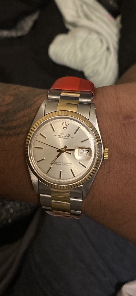 Rolex Datejust Ref: 16013 36mm Two Tone S. Steel / 18K Gold Jubilee ...