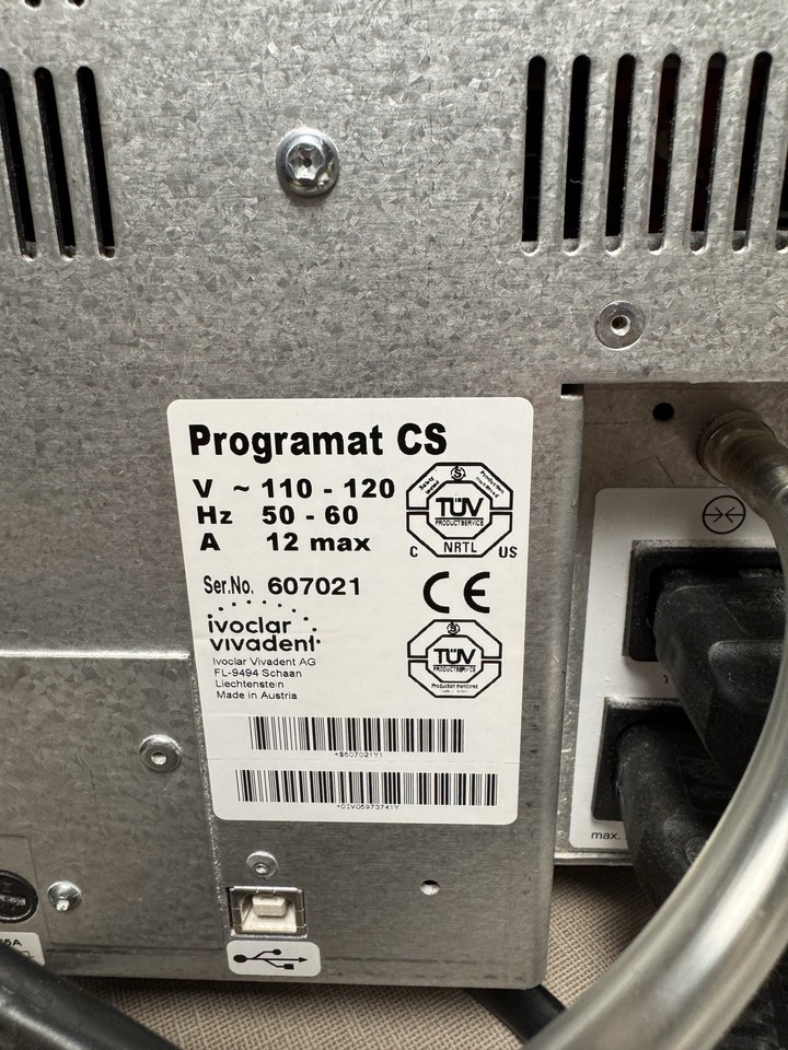 Ivoclar Vivadent Programat CS Dental Restoration Furnace with Vacuum ...