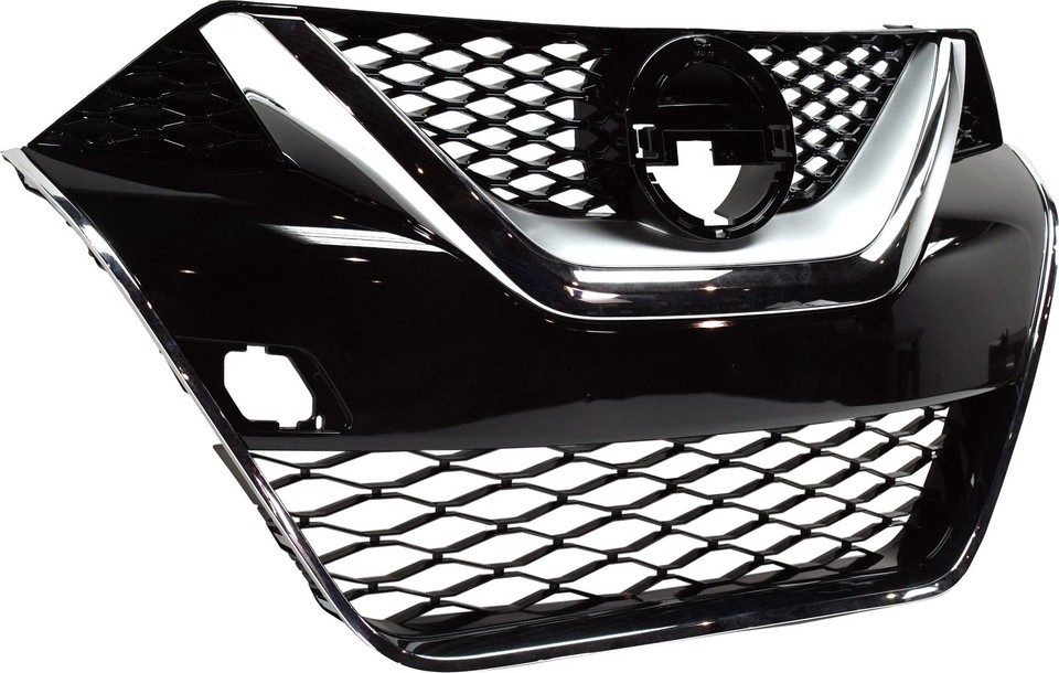 NEW Front Bumper Cover Primed & Grille Assembly Kit For 2016-2018 ...