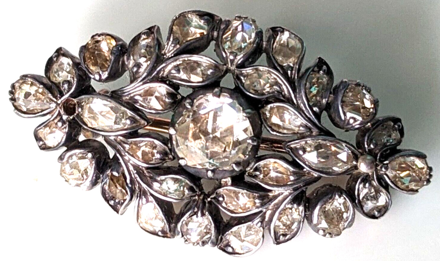 17-1800's GERMAN ESTATE GEORGIAN era DIAMOND on GOLD … - Gem