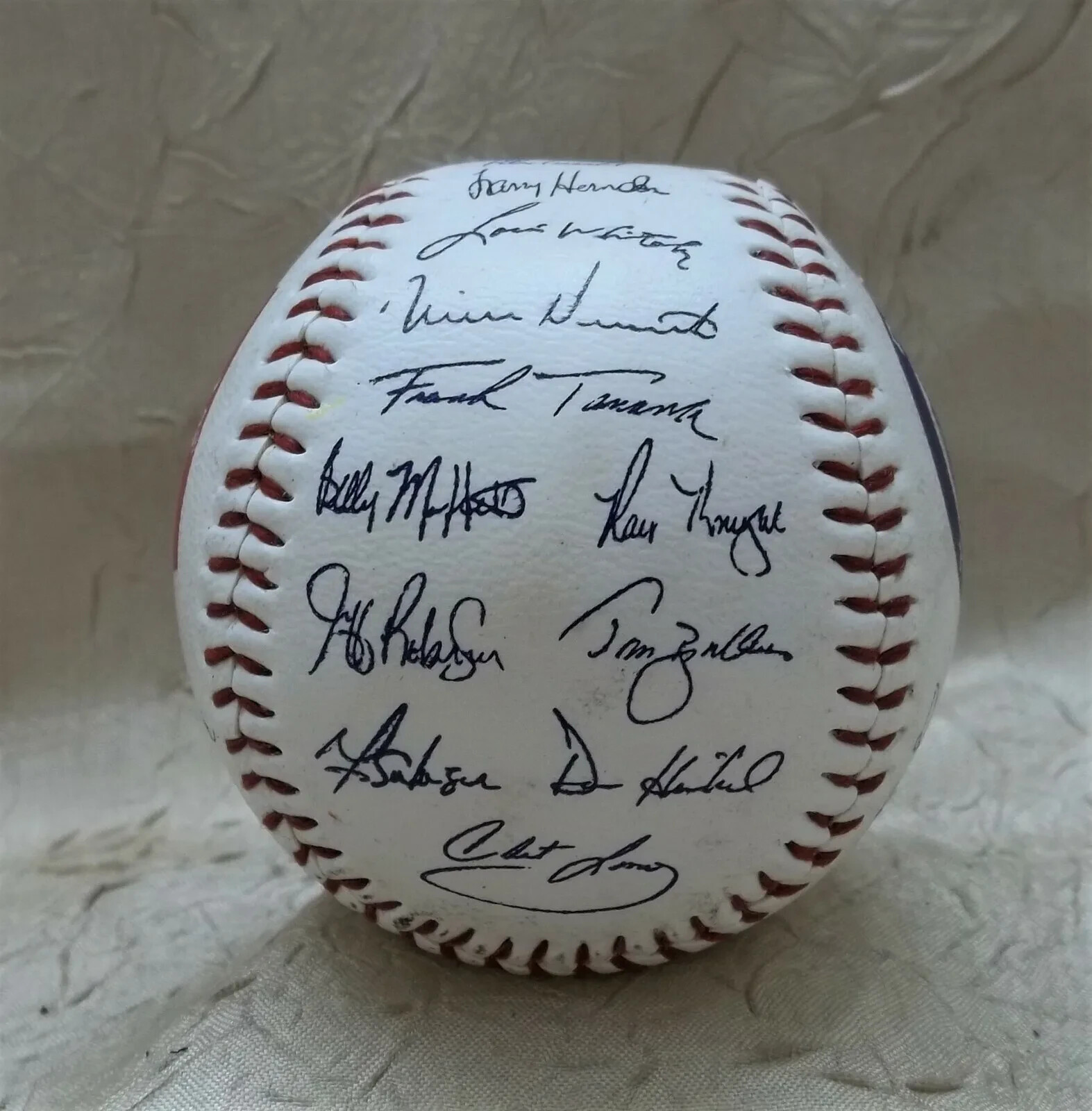 1 Detroit Tigers Team Printed Signed Vintage Baseball Coca-Cola Classic ...