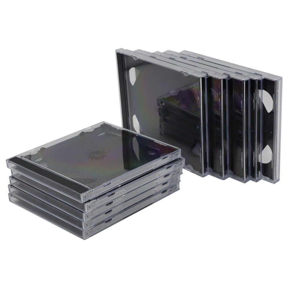 Lots STANDARD Double CD Jewel Case with Tray 10.4mm (2 CD) Lots ...