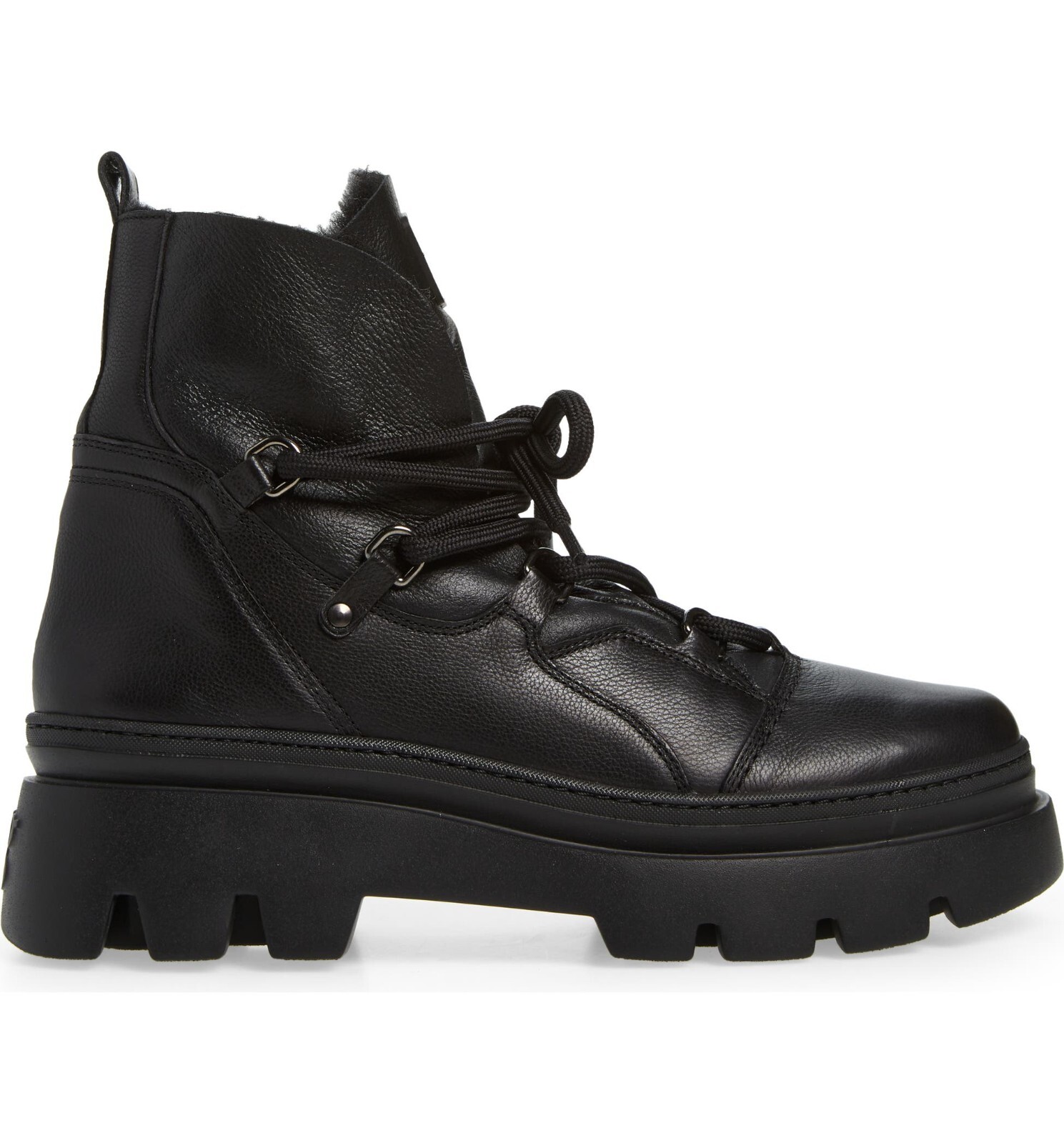 NWT$550 PAUL GREEN Pandora Fluff Shearling CHUNKY Boot BLACK 5 AU 7.5 US (TD7) | eBay