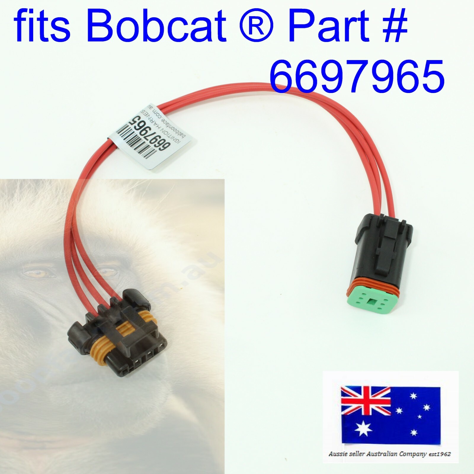 for Bobcat Ignition Switch Wiring Harness Adapter Plug 6697965 334 335 ...
