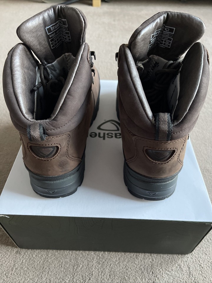BRASHER COUNTRY MASTER WATERPROOF HIKING/WALKING BOOTS BROWN SIZE 8 ...