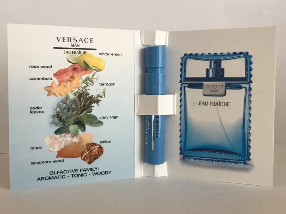 Versace Perfume Collection For Men Sample Spray Vials Set of 8 | eBay