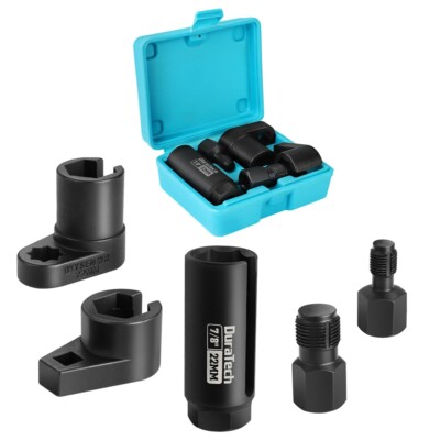 DURATECH 5PCS O2 Oxygen 3/8" 1/2" Drive x 7/8" 22mm Oxygen Sensor ...