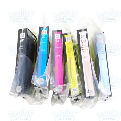 6pk Genuine Epson 277 Black &277 Standard Color XP750 XP850 XP960 (NOT ...
