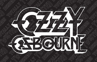 Ozzy Osbourne vinyl decal sticker Car Truck Hard classic Rock Band Logo ...