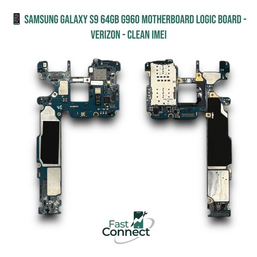 📱 Samsung Galaxy S9 64GB G960 Motherboard Logic Board - Verizon - Clean ...