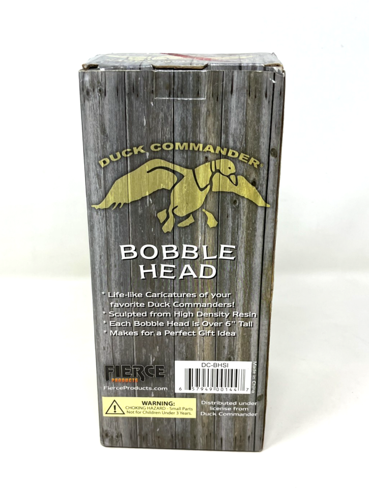 Duck Dynasty "Si Robertson" Duck Commander Bobble Head 6" Tall Fierce ...