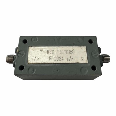 LB1024 BSC Filters RF Filter Bandpass BPF Microwave SMA(f) 107-109.5Mhz ...
