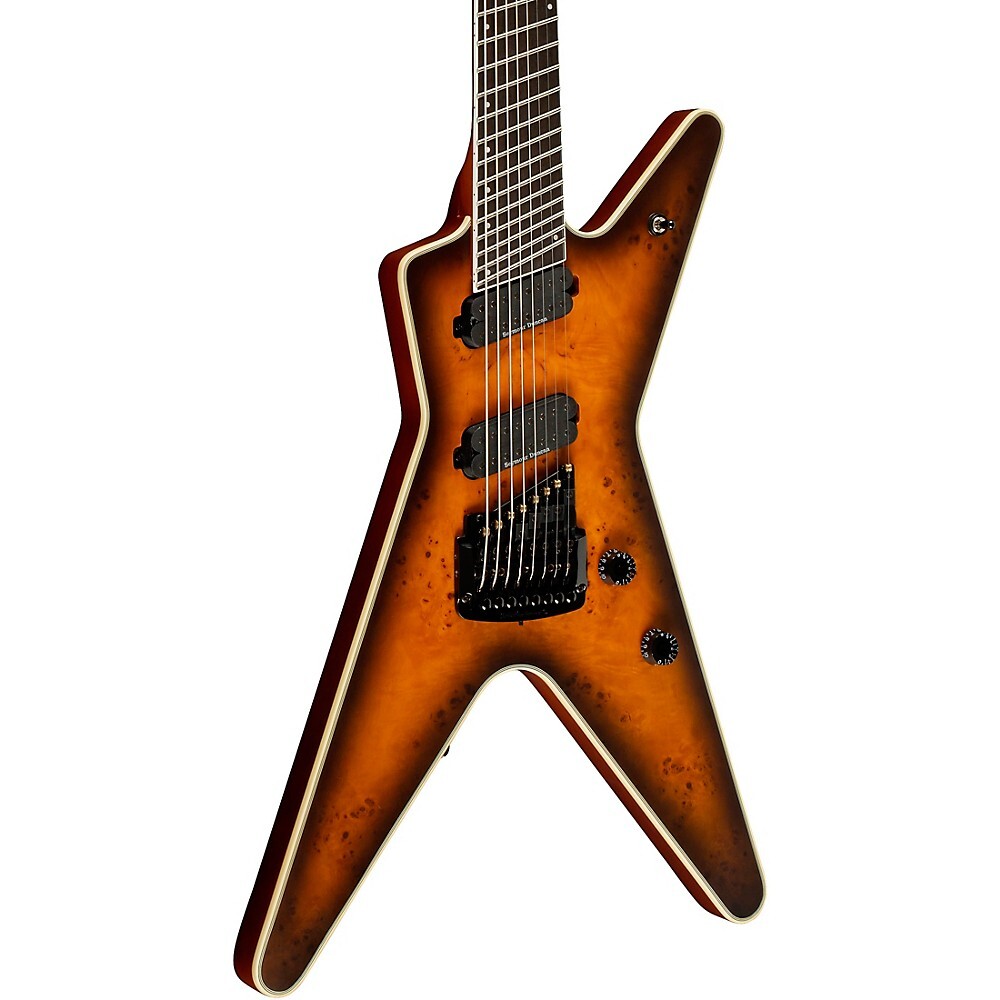 Dean ML 8-String Multi-Scale with Kahler Guitar Satin Natural Black ...