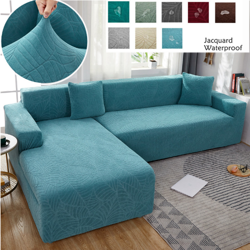Waterproof Solid Elastic Sofa cover 1/2/3/4 Seats Stretch Spandex Sofa ...