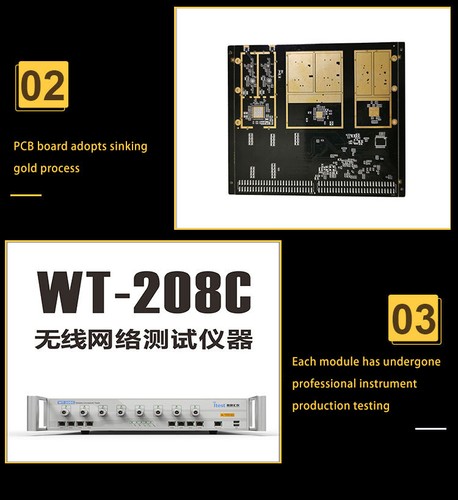 Pcb Board Adopts Sinking Gold Process Wifi Module Dual Frequency Wifi ...