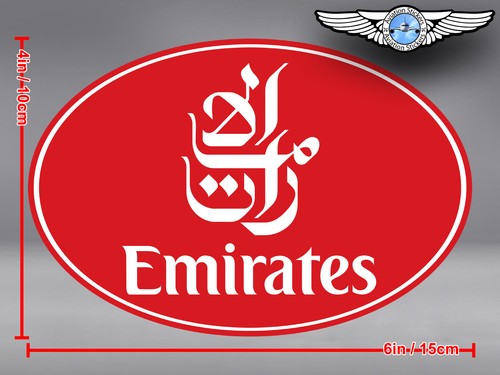 EMIRATES AIRLINE LOGO OVAL DECAL / STICKER | eBay