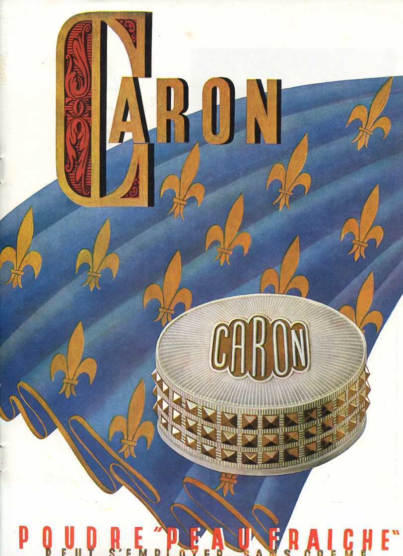 1945 - CARON Face Powder - French Ad | eBay