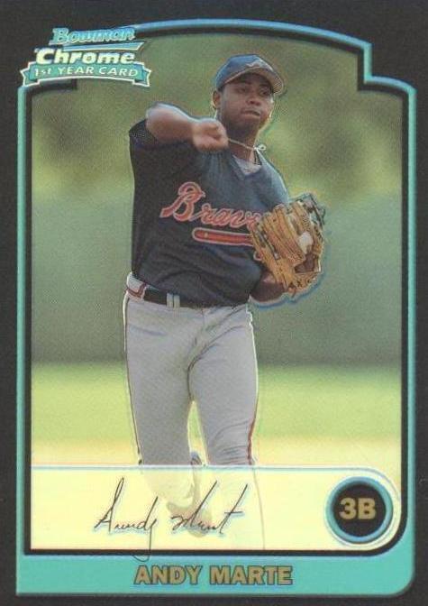 2003 Bowman Chrome - Andy Marte #255 Refractor (RC) for sale online | eBay