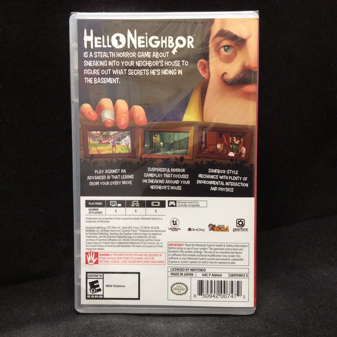 Hello Neighbor (Nintendo Switch, 2018) BRAND NEW / Region Free ...