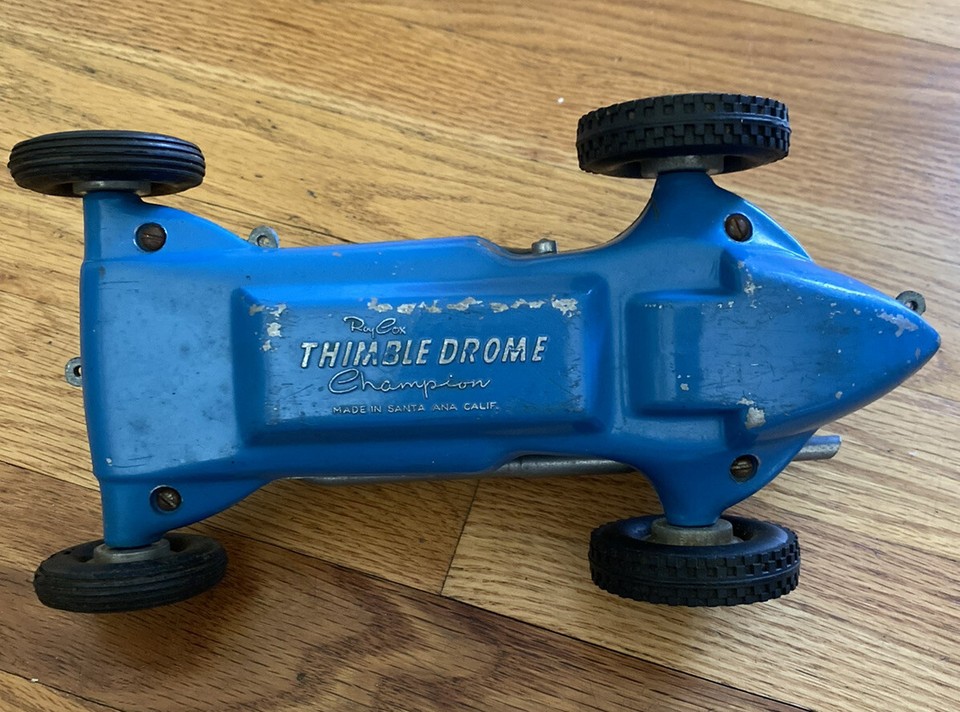 Cox Thimble Drome Champion Tether Car, Unrestored Vintage 1940’s Blue ...