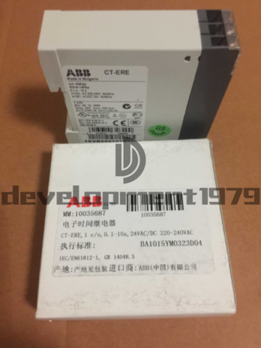 ONE ABB CT-ERE 1SVR550107R1100 Time Relay 0.1s-10s NEW In Box | eBay