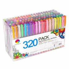 Aen Art MRK320 160 Colored Gel Pen Set with 160 Refills for sale online ...