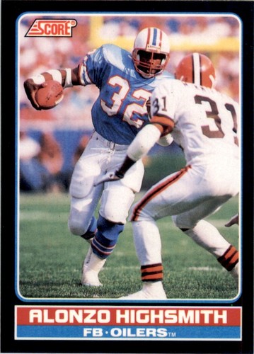 1990 SCORE YOUNG SUPERSTARS ALONZO HIGHSMITH HOUSTON OILERS #28 | eBay