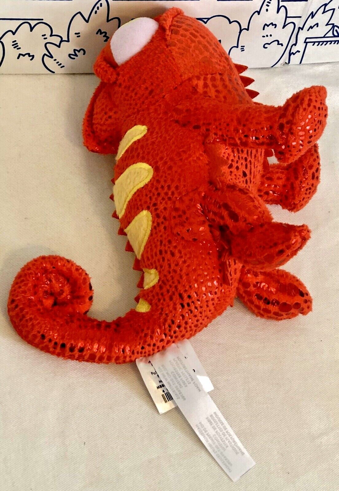 Disney Store Tangled Red Pascal Chameleon Plush Sleeping Beauty Doll ...