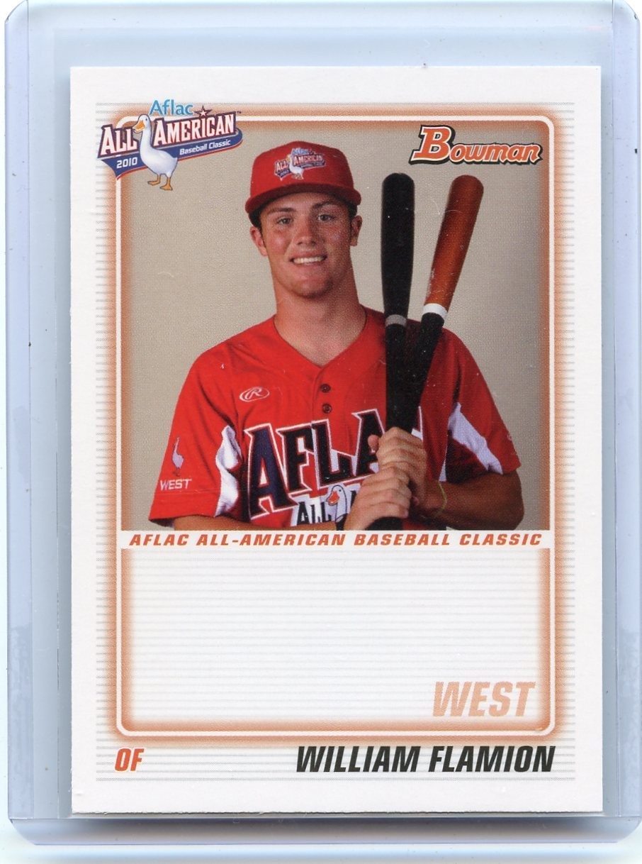 2010 BOWMAN #AFLAC-WF WILLIAM FLAMION "AFLAC" ALL-AMERICAN ROOKIE CARD ...